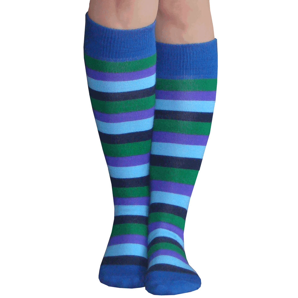 Rainbow Knee High Socks - Made in USA