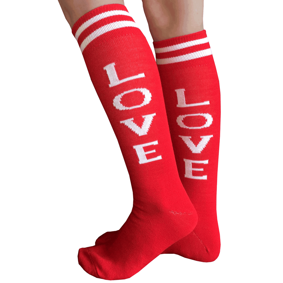 Love Lettering Socks - Made in USA