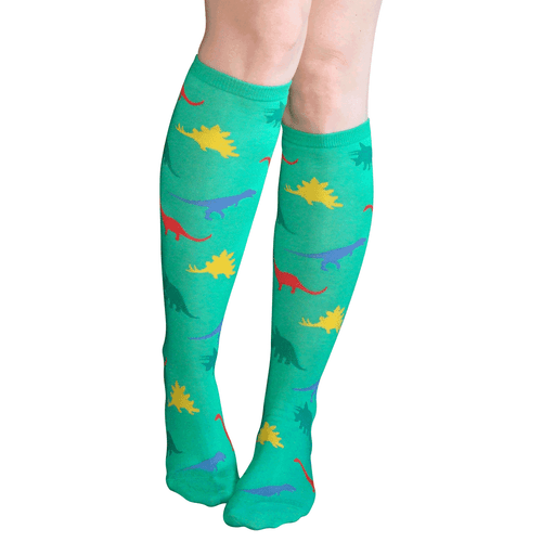 Jurassic Dinosaur Knee Highs
