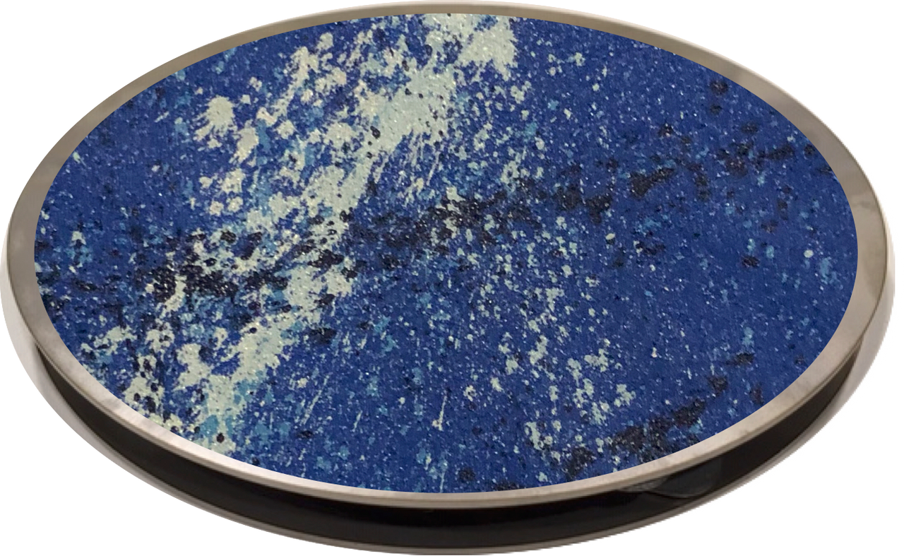 TMS Micro Blue Splatter Figure Skating Spinner