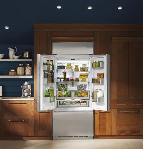 Monogram 36" Built-In French-Door Refrigerator ZIPS360NHSS