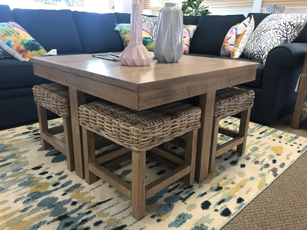HT752 Hassock Table w/ Ottomans - Manteo Furniture & Appliance