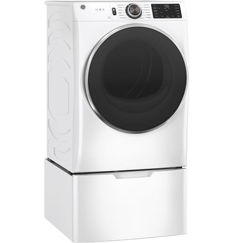 GE® 7.8 cu. ft. Capacity Smart Front Load Electric Dryer with Steam and ...