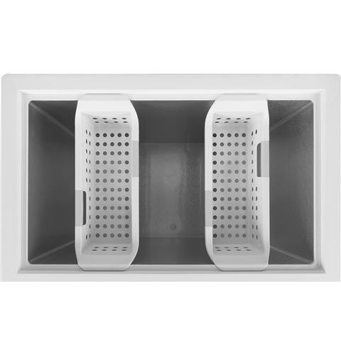 GE® 8.8 Cu. Ft. Manual Defrost Chest Freezer FCM9SRWW