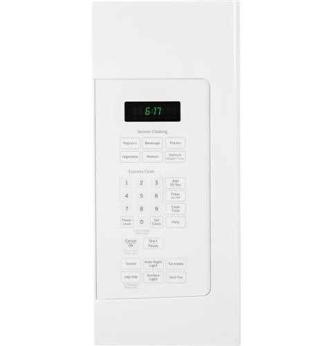 GE® Series 1.7 Cu. Ft. White Over-the-Range Sensor Microwave Oven ...