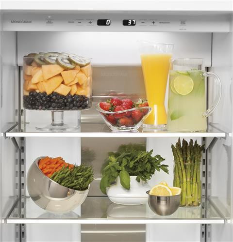 ZISS480NNSS MONOGRAM 48" SMART BUILT-IN SIDE-BY-SIDE REFRIGERATOR ...