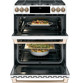 Café™ 30" Smart Slide-In, Front-Control, Dual-Fuel, Double-Oven Range ...