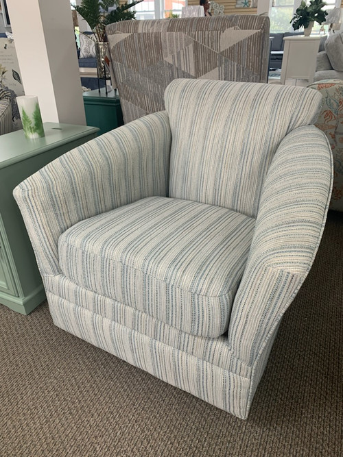 36SWGL Easy Spa Stripe Swivel Glider - Manteo Furniture & Appliance