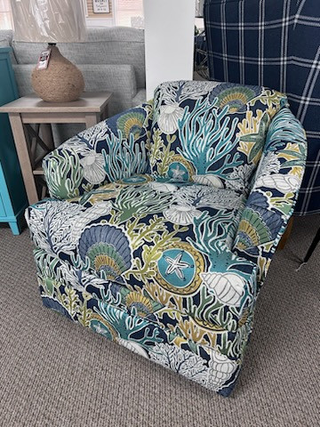 40SW Swivel Chair - Sega Blue - Manteo Furniture & Appliance