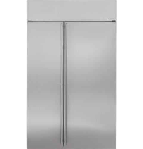 ZISS480NNSS MONOGRAM 48" SMART BUILT-IN SIDE-BY-SIDE REFRIGERATOR ...