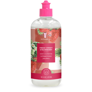 Fresh Sweet Strawberry 16 fl. oz. Diffuser Oil - Pink Zebra Home