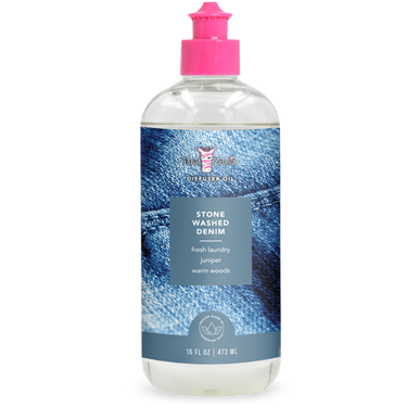 Stone Washed Denim 16 fl. oz. Diffuser Oil - Pink Zebra Home