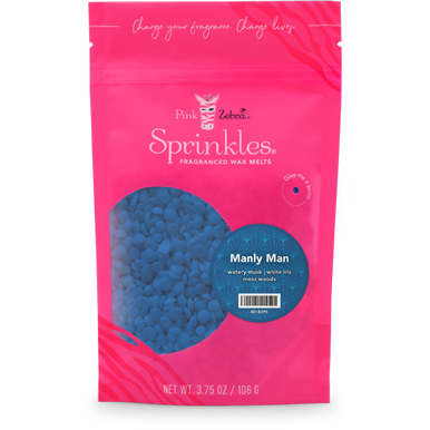 Manly Man Bag Sprinkles - Pink Zebra Home