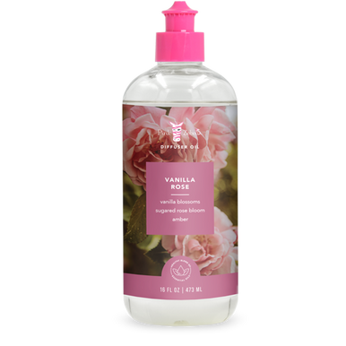 Vanilla Rose 16 fl. oz. Diffuser Oil - Pink Zebra Home