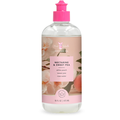 Nectarine and Sweet Pea 16 fl. oz. Diffuser Oil - Pink Zebra Home
