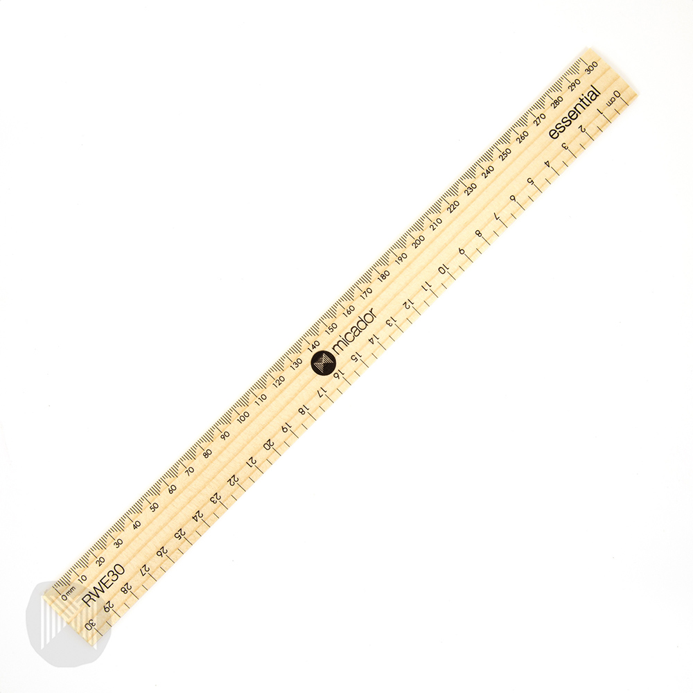 Wooden Ruler 30cm FSC 100% | Micador