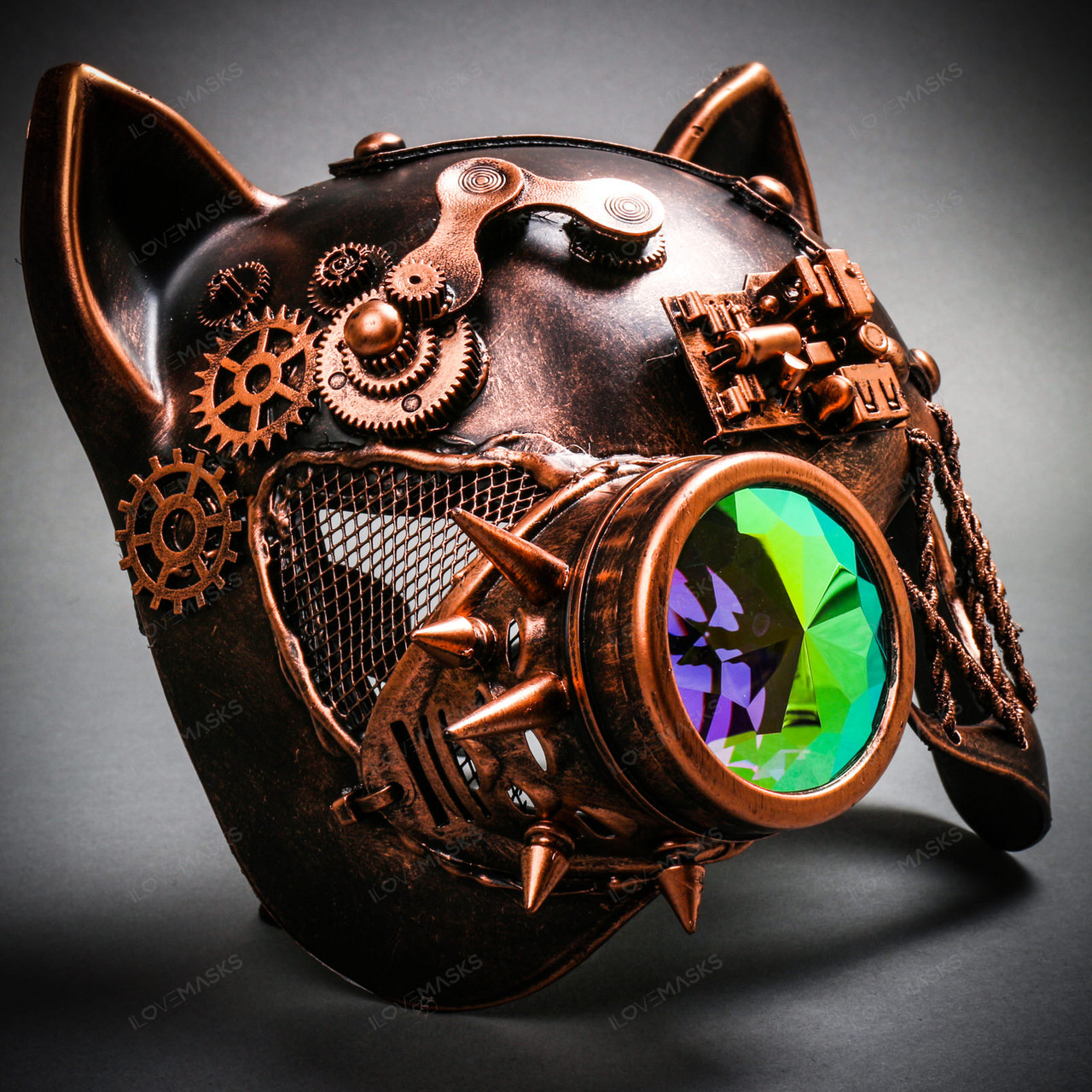 Steampunk Goggles Gatto Cat Venetian Mask Masquerade - Steampunk ...