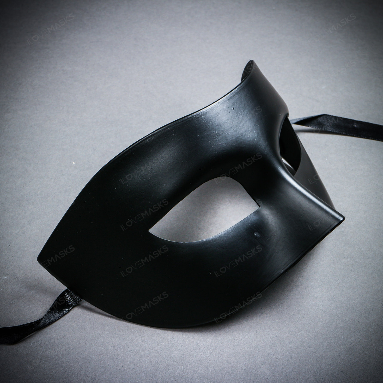 Venetian Half Face Eye Mask Masquerade - Black