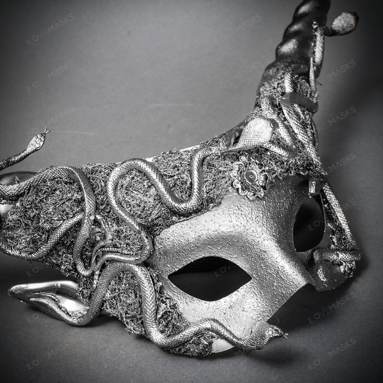 Krampus Horn Woodland Medusa Snake Animal Devil Masquerade Mask ...