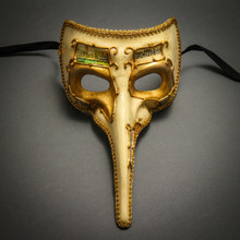 Venetian Long Nose Masquerade Mask for Men