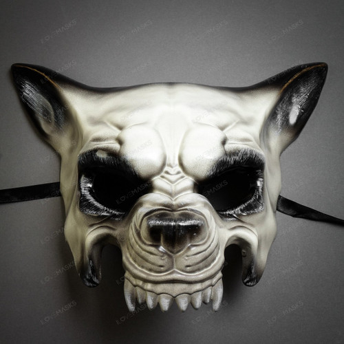 Wolf Animal Devil Halloween Party Cosplay Full Face Masquerade Mask ...