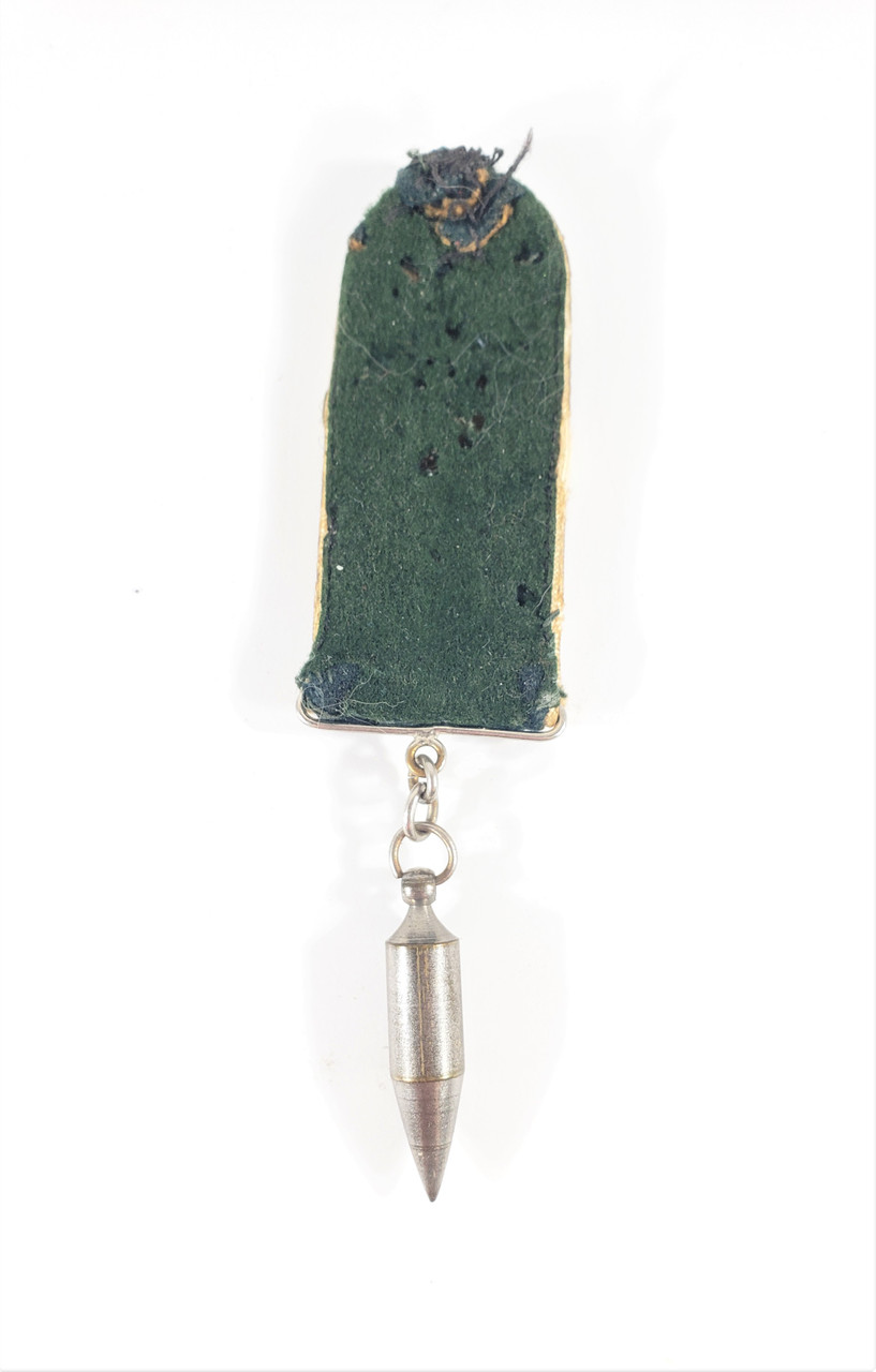 WWI White Ribbon Iron Cross Watch Fob
