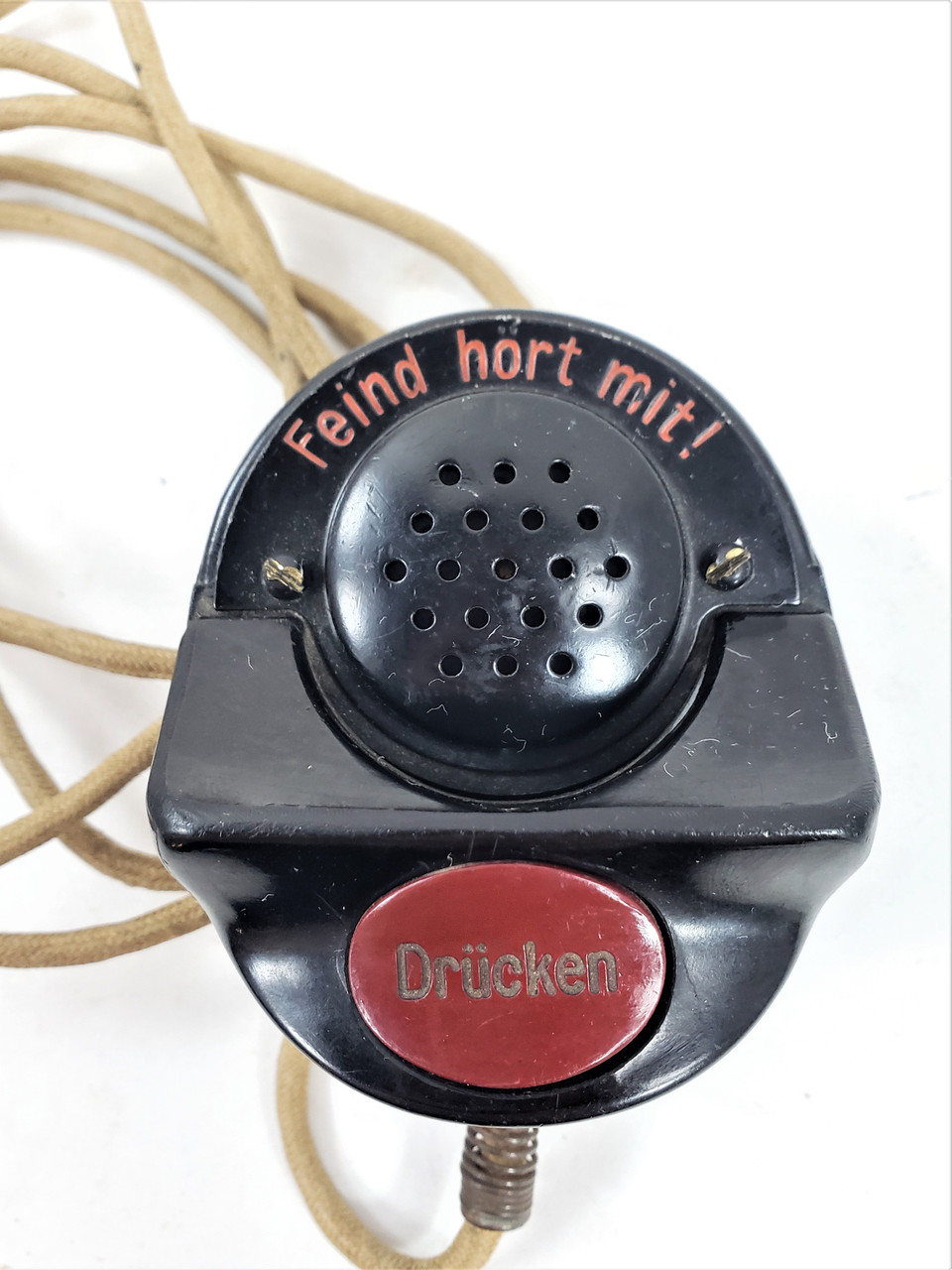 WW2 German Handheld Microphone (Hmk)