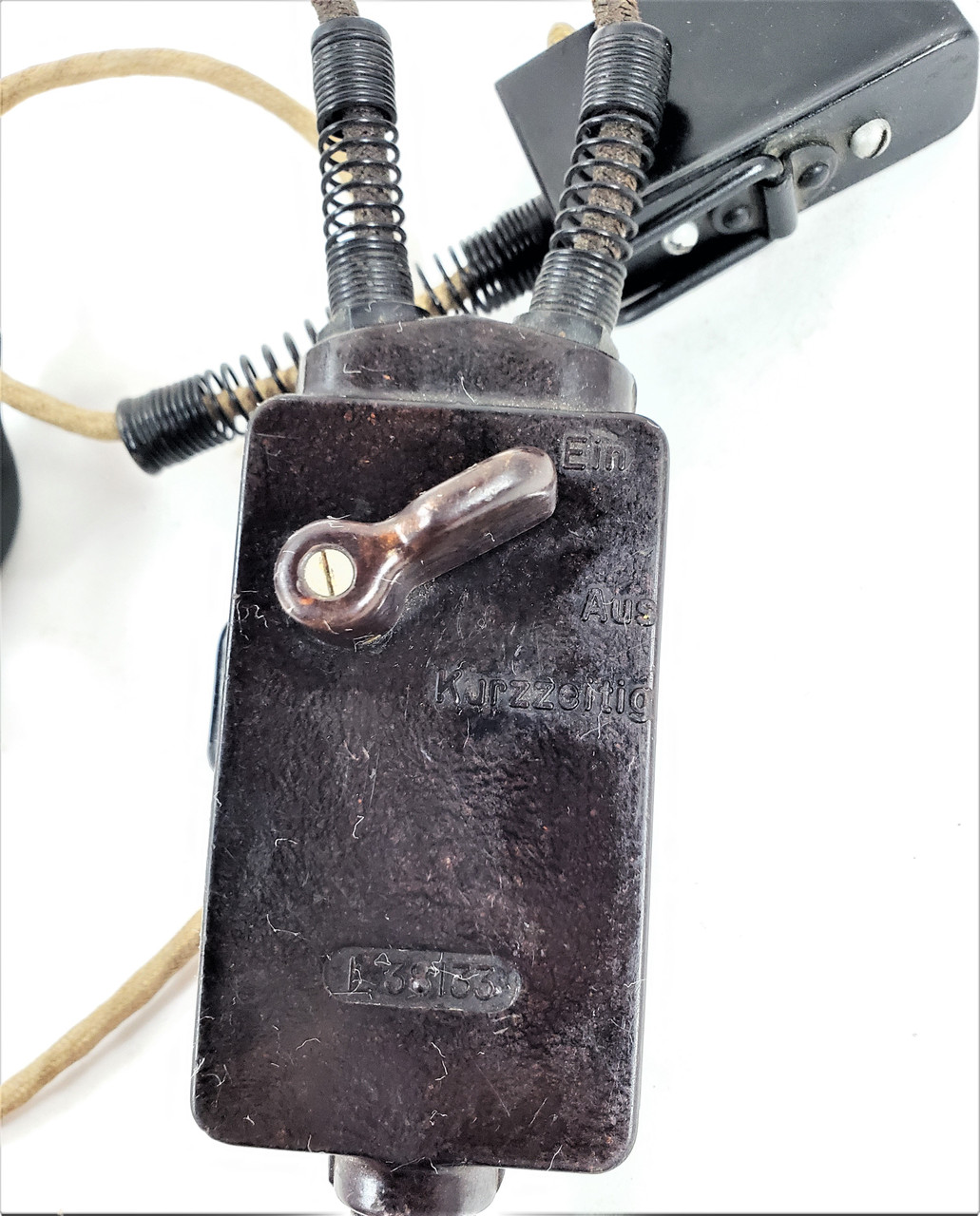 WW2 German Flak Throat Mic Set