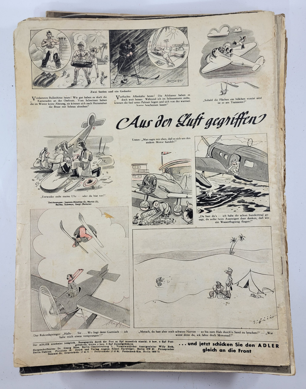 WW2 Luftwaffe Der Adler Magazine - June 1943 (2)