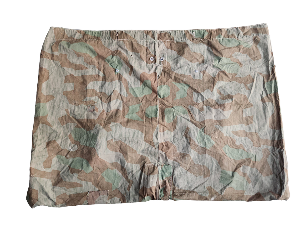 WW2 German Zeltbahn with Strap (2) 1942 Stamped