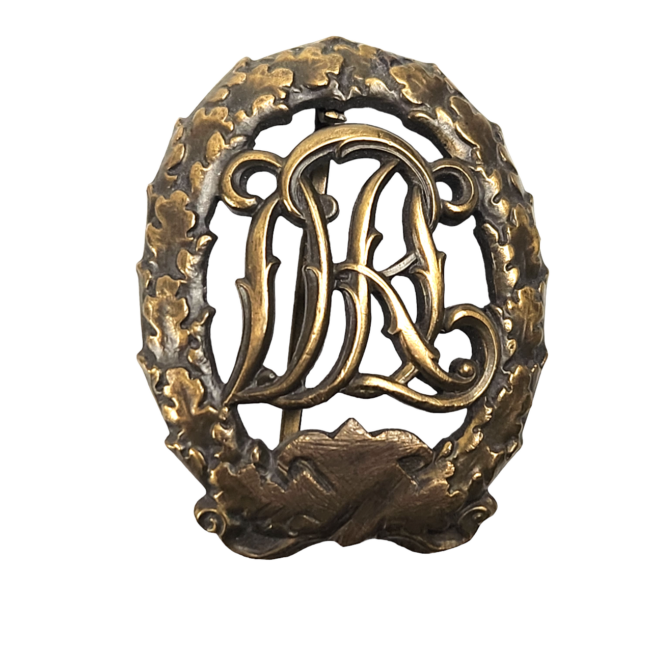 Miniature Bronze DRL Sports Badge Stick-Pin