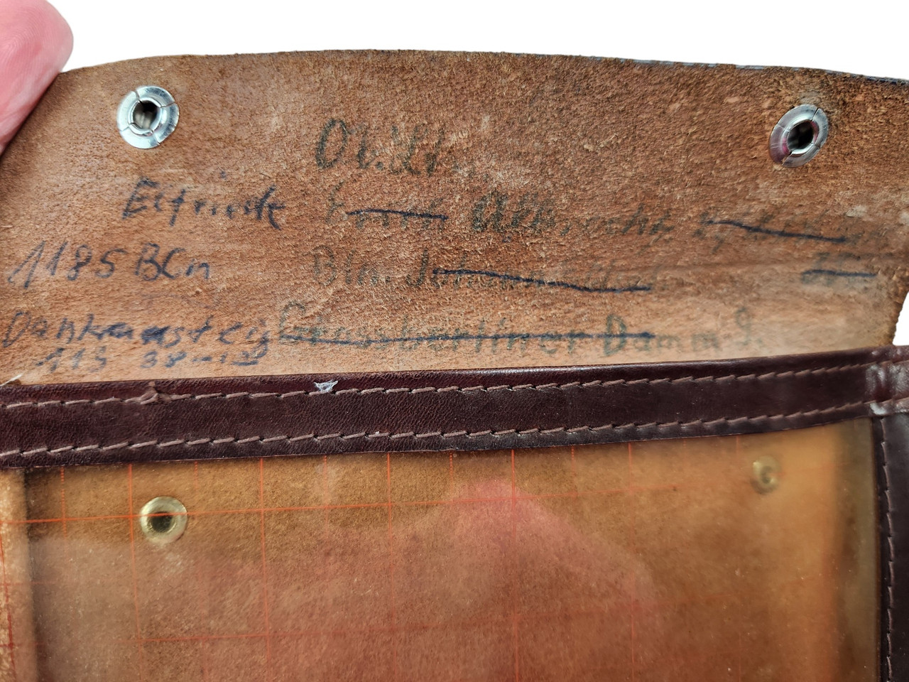 Early German Folding Map Case