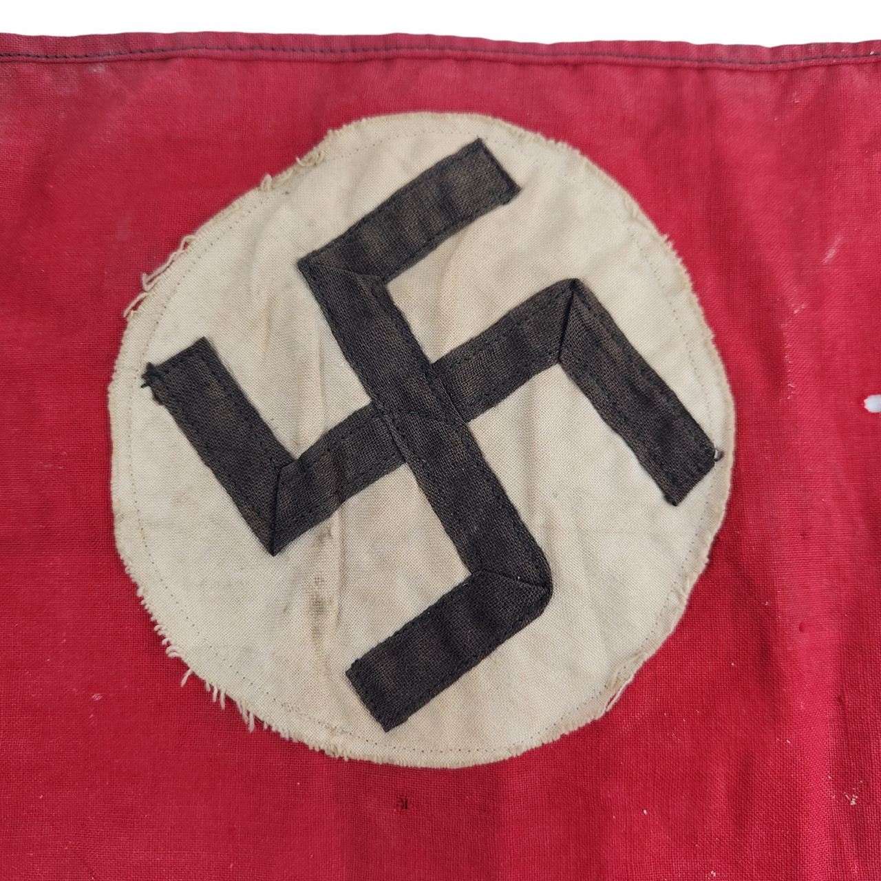 Period NSDAP Party Flag on Original Stick