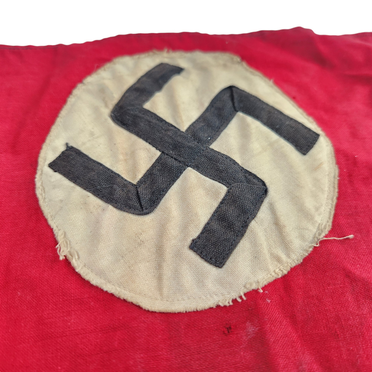 Period NSDAP Party Flag on Original Stick