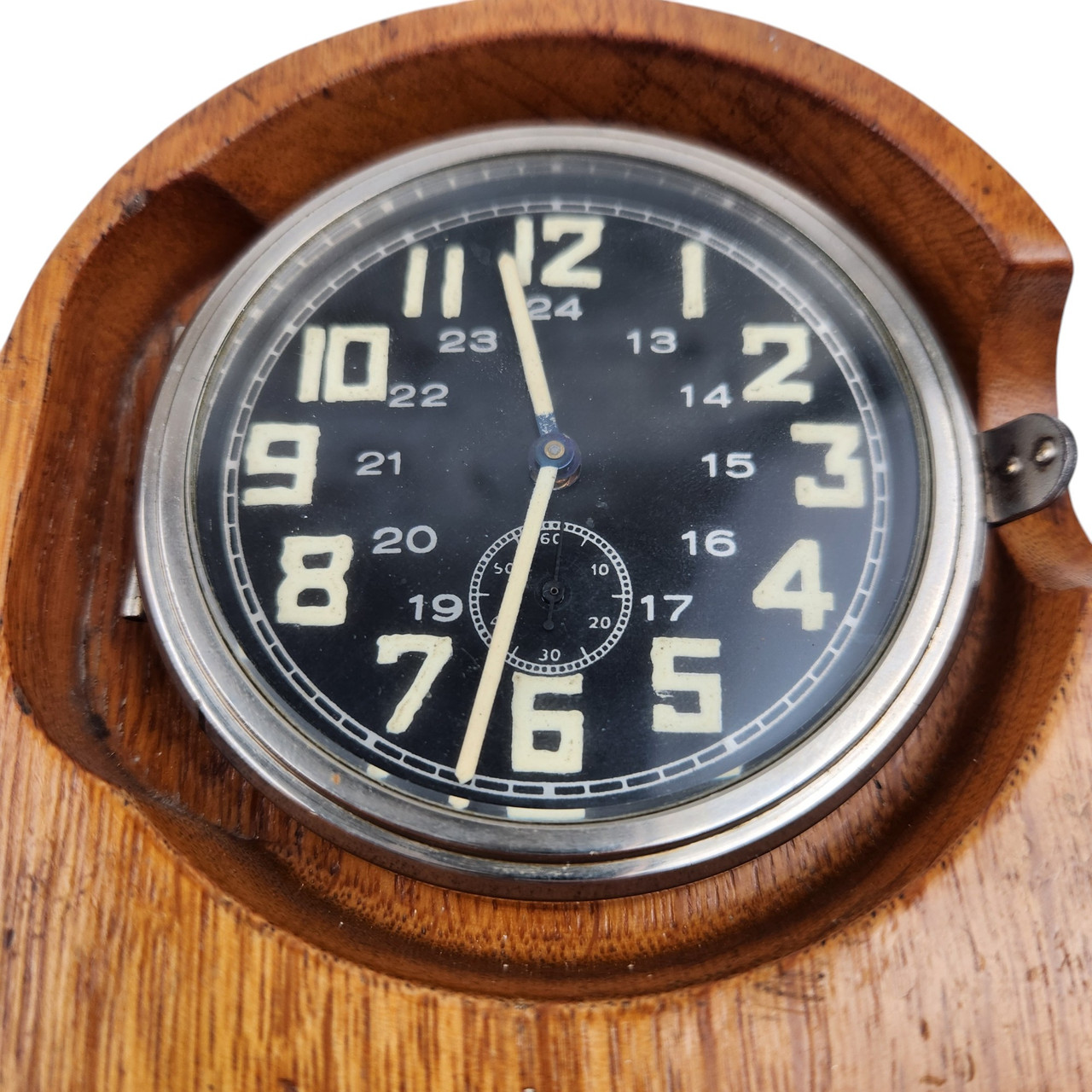 1935 Wehrmacht Station Clock by Kienzle