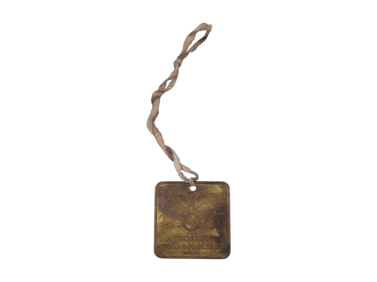 Reproduction SS Gestapo - Central Inspektion ID Discs