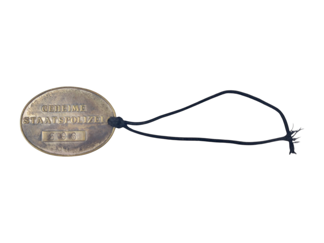 Reproduction Gestapo Warrant Disk