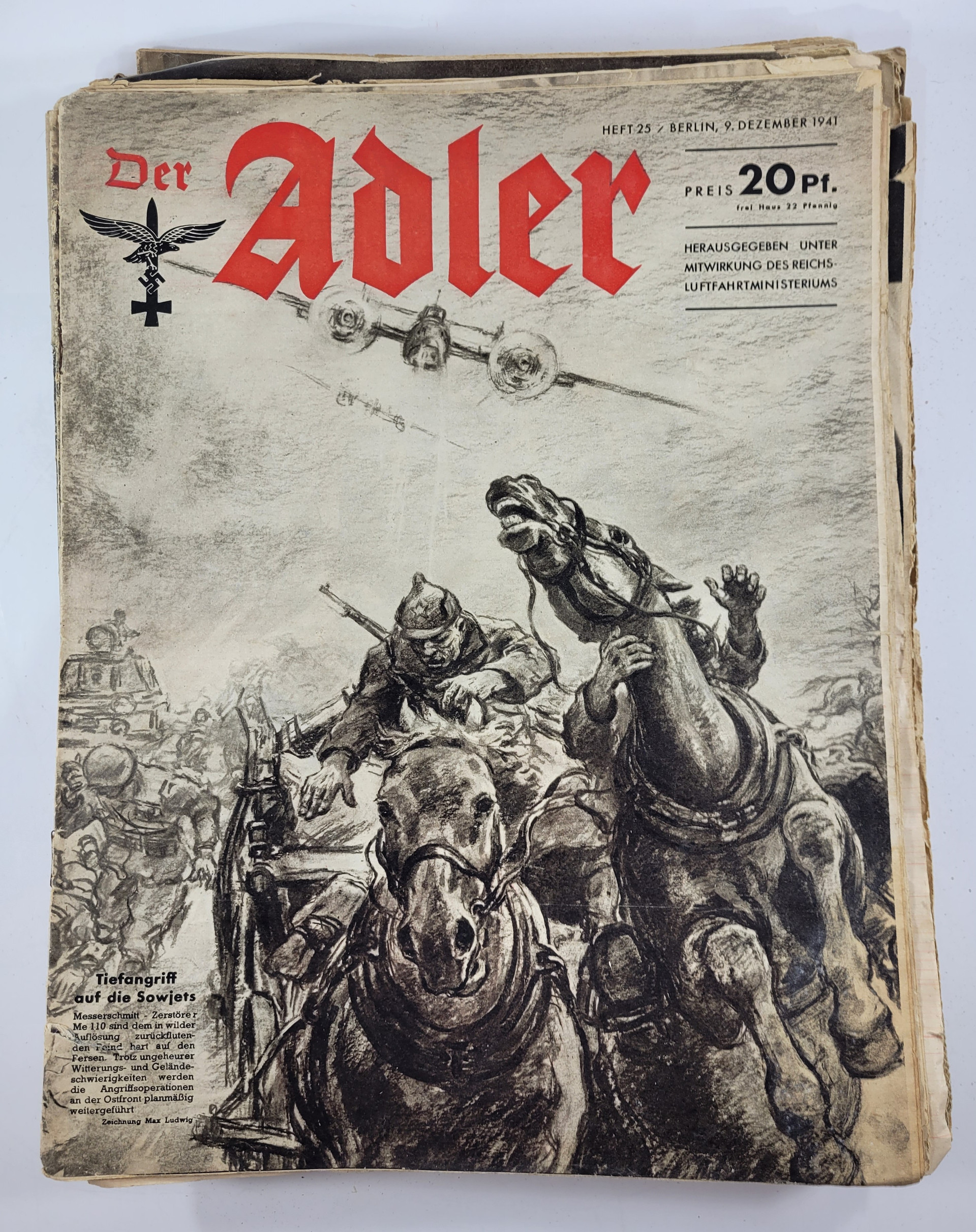 WW2 Luftwaffe Der Adler Magazine - June 1943 (2)