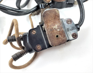 WW2 German Panzer Headset Kmf b throat mic (2)