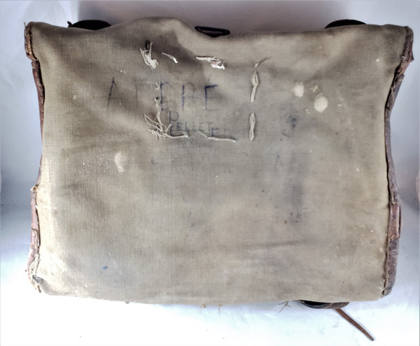 Named WWI French Musette Bag