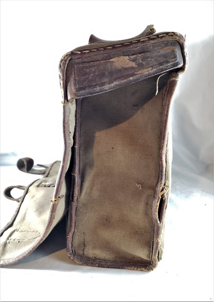 Named WWI French Musette Bag