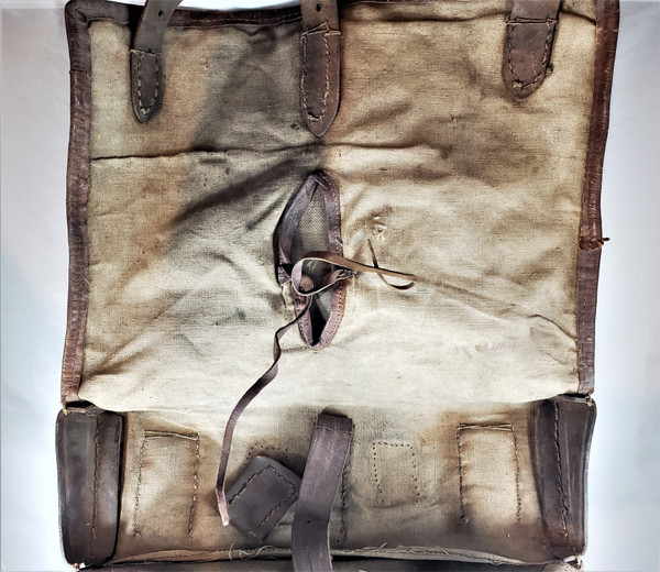 Named WWI French Musette Bag