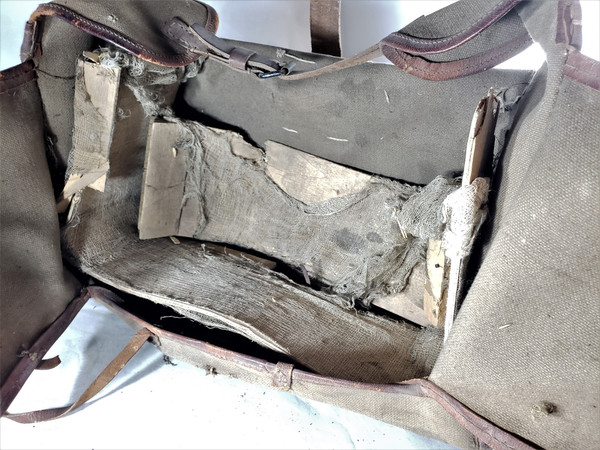Named WWI French Musette Bag