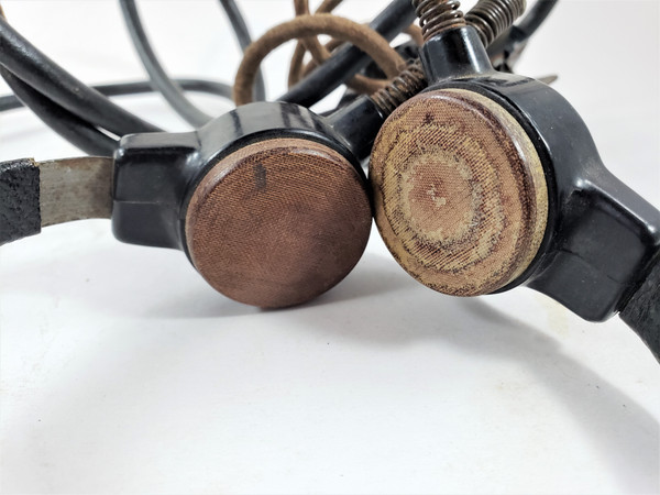 WW2 German Panzer Headset Kmf b throat mic (2)