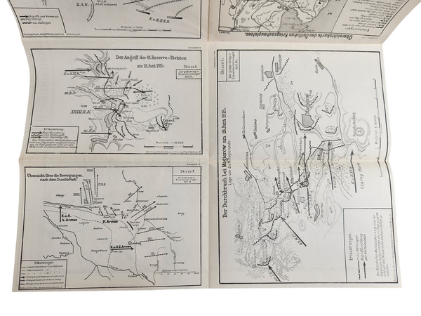 "The Battle of Grodek-Lemberg " WWI Book w/ Military Maps
