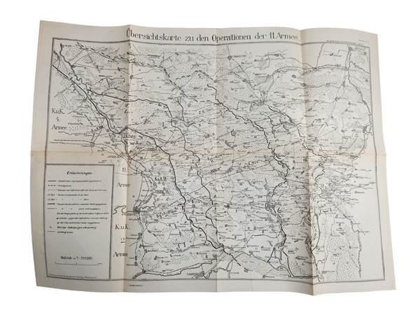 "The Battle of Grodek-Lemberg " WWI Book w/ Military Maps