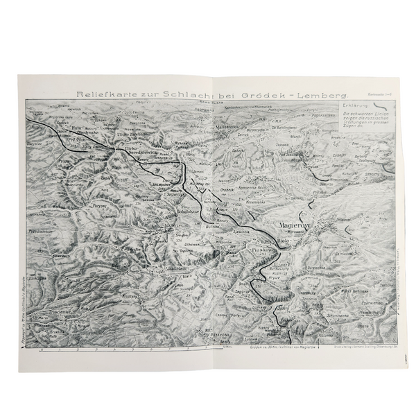 "The Battle of Grodek-Lemberg " WWI Book w/ Military Maps