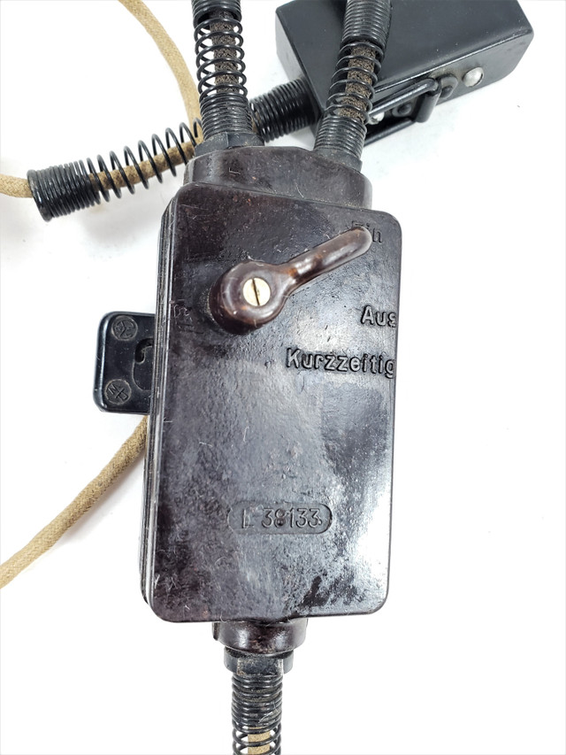 WW2 German Flak Throat Mic Set