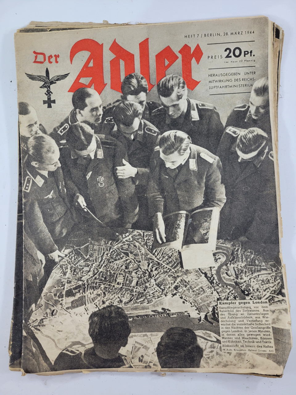 WW2 Luftwaffe Der Adler Magazine - June 1943 (2)