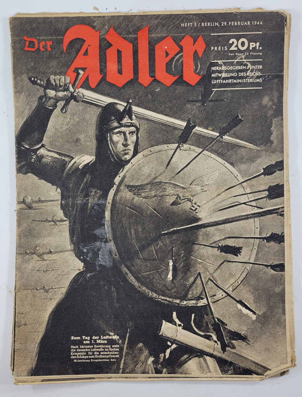 WW2 Luftwaffe Der Adler Magazine - June 1943 (2)